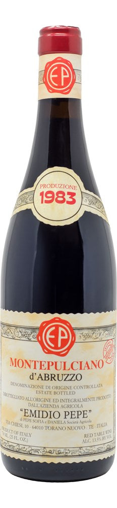 1983 Emidio Pepe Montepulciano d'Abruzzo Vecchie Vigne 750ml – SommPicks