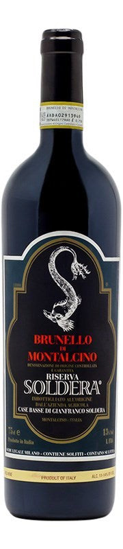 1983 Soldera (Az. Agr. Case Basse) Brunello di Montalcino Riserva 750m ...