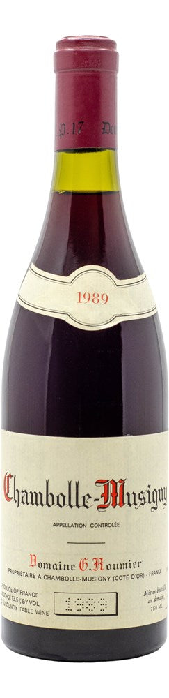 1989 Domaine G. Roumier / Christophe Roumier Chambolle-Musigny 750ml ...