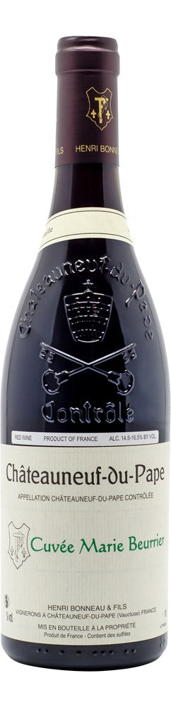 2018 Henri Bonneau Chateauneuf-du-Pape Cuvee Marie Beurrier 750ml ...