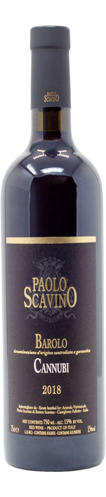 2018 Paolo Scavino Barolo Cannubi 750ml – SommPicks
