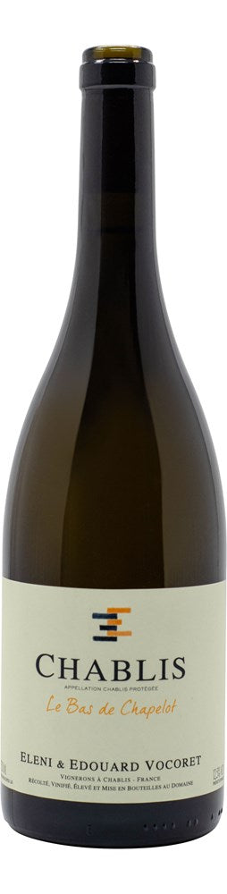 2022 Domaine Eleni et Edouard Vocoret Chablis Le Bas de Chapelot 750ml ...